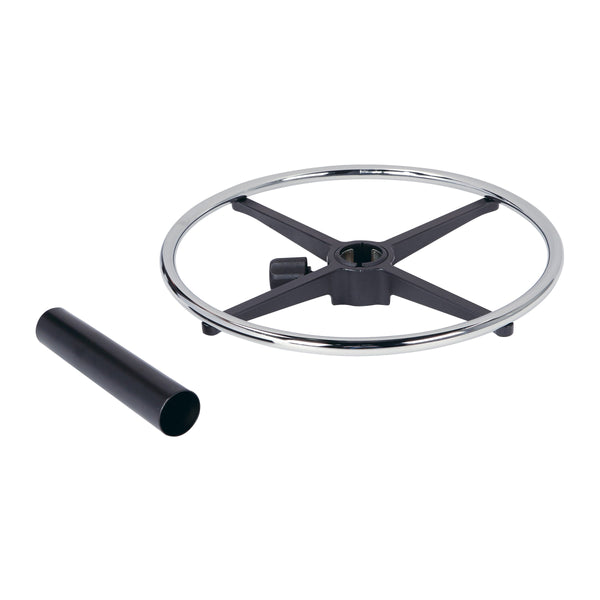 Chrome Metal Footring Stool Kit – BIF New York